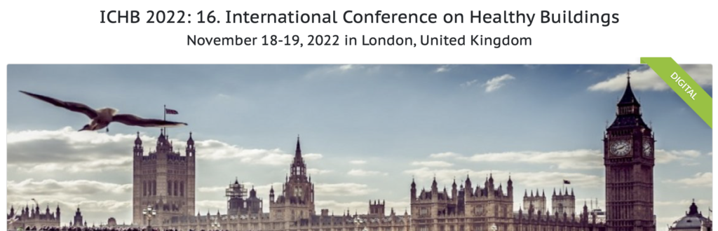 ICHB 2022: 16. International Conference on Healthy Buildings - Avidicare
